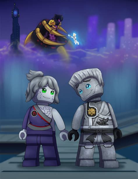 Ninjago Rebooted Zane And Pixel
