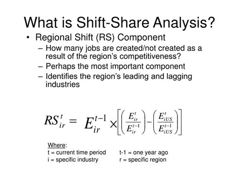 Ppt What Is Shift Share Analysis Powerpoint Presentation Free Download Id 758381