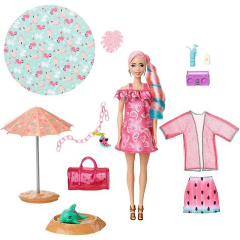 Кукла Барби - Color Reveal Пена, Арбуз (Barbie Color Reveal Foam ...