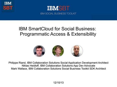 Programmatic Access To And Extensibility Of The Ibm Smartcloud For