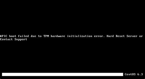 Apic Boot Failed Due To Tpm Hardware Initialization Error Cisco Community