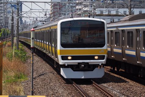 Jr E209系500番台 ＠ 亀戸駅 めざせ撮り鉄