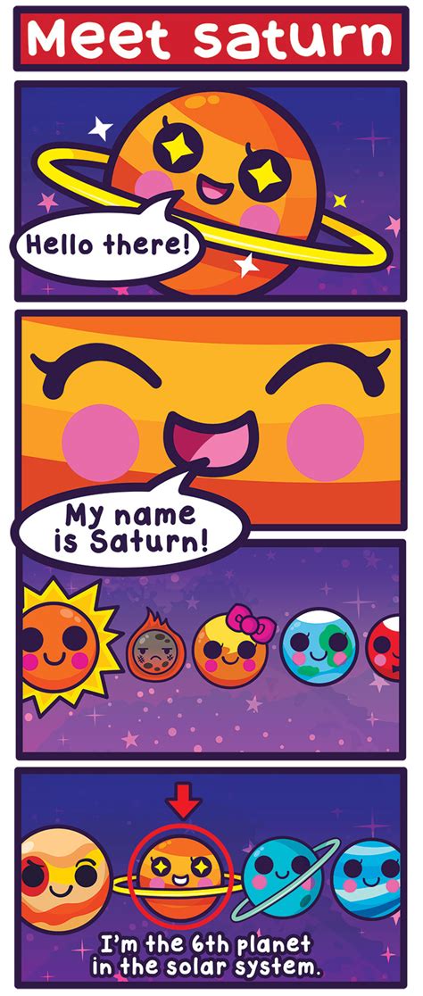 Cosmic Funnies — Starry Seasons Greetings Saturn Decides She Wants