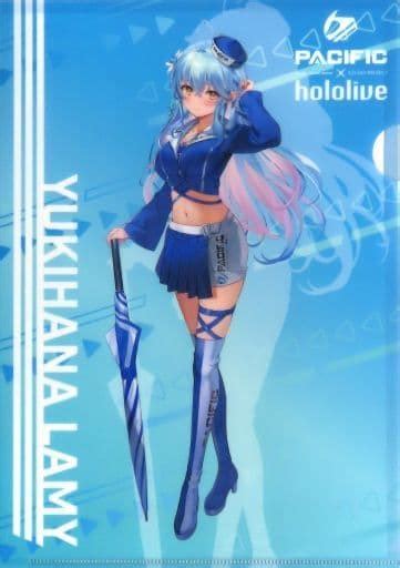 駿河屋 単品 雪花ラミィ A4クリアファイル 「pacific Racing Team×バーチャルyoutuber ホロライブ