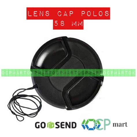 Jual Lens Cap POLOS 58mm For Fujifilm 16 50mm Tutup Lensa Fuji X A2 X A3 X A10 X T10 X T20