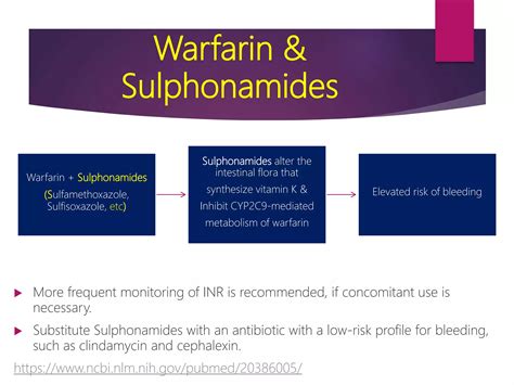 Drug Interactions Of Warfarin Pptx