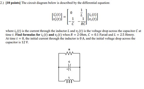 solved 2 [il t vc t ] [01l 1c 1rc][il t vc t ]where