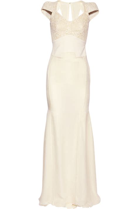 Antonio Berardi Cream Wedding Dress