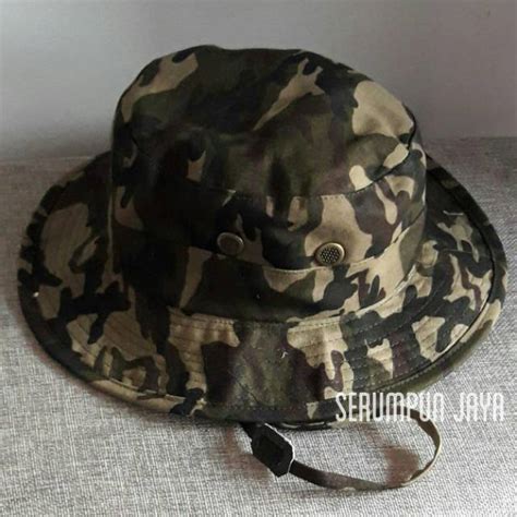 Jual TOPI RIMBA LORENG ARMY TOPI HUTAN TOPI GUNUNG JUNGLE HAT ARMY PREMIUM Shopee