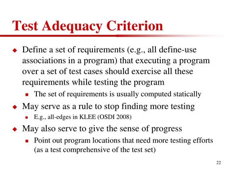 Ppt From Test Adequacy To Test Oracle Powerpoint Presentation Free
