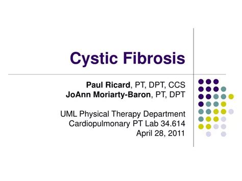 Ppt Cystic Fibrosis Powerpoint Presentation Free Download Id1402144