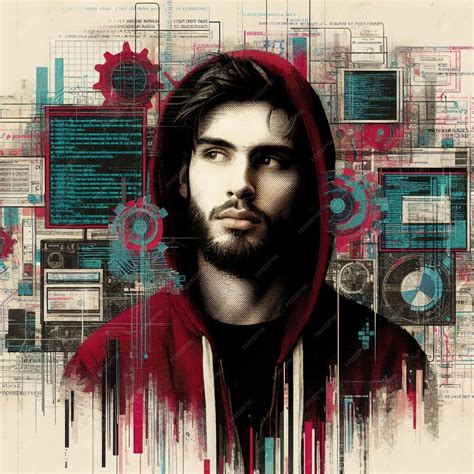 Premium Ai Image Illustration Of Hacke Or Programmer