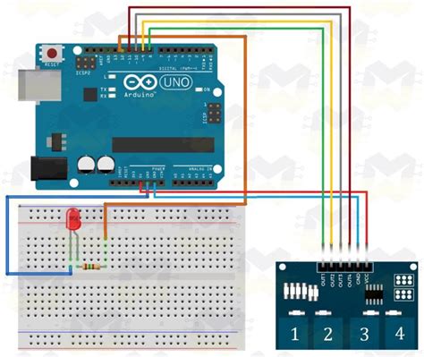 Como Usar Com Arduino Teclado Capacitivo Touch Toque Ttp224 Com 4