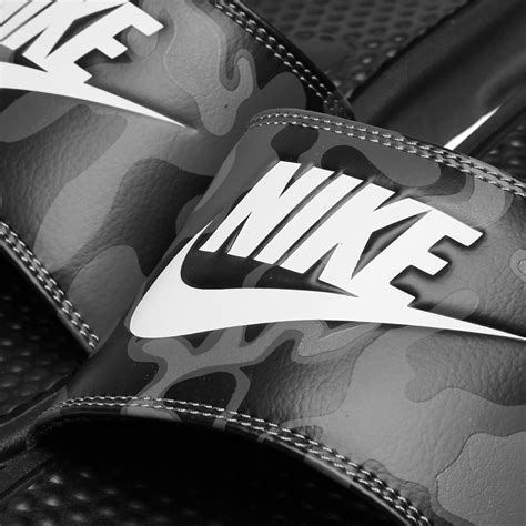 Nike Benassi Jdi Print Black And Summit White End Us