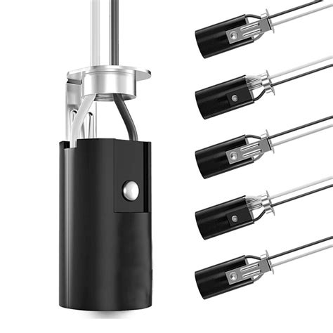 5pcs E12 Lamp Holder Bulb Socket With Wire For Can Vicedeal