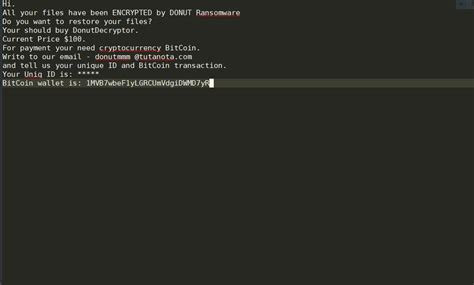 Remove Donut Virus Hidden Tear Ransomware Restore Donut Files