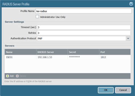 Configuring Palo Alto Administrator Authentication With Cisco Ise