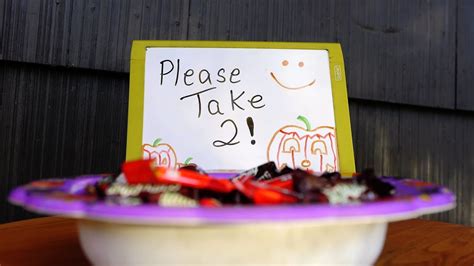 Please Take One Piece Of Candy Sign