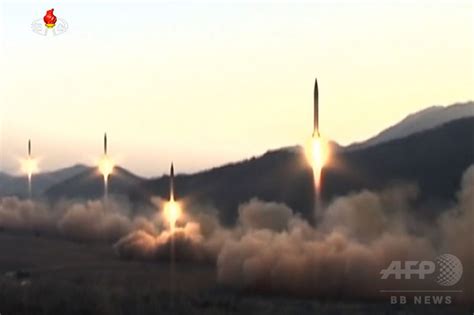 ミサイル発射は「在日米軍基地狙った演習」 北朝鮮国営通信 写真2枚 国際ニュース：afpbb News