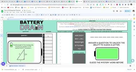 Pythagorean Theorem Digital Activity For Th Grade Math TPT