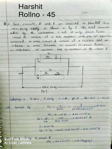 bee assignment ac circuit pdf