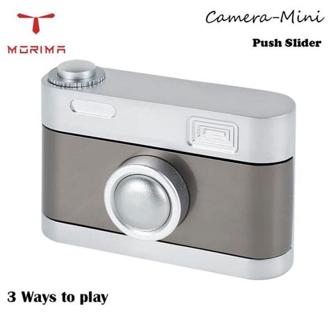 Camera Shape Fidget Push Slider Edc Button Metal Fidget Toys Autism