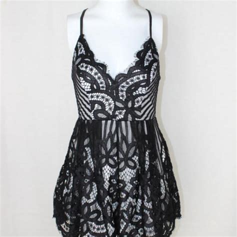 Sexy Spaghetti Strap Backless Short Lace Jumpsuit On Luulla