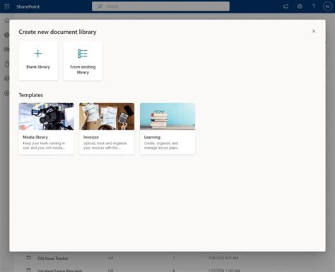 How To Use Sharepoint Modern Document Library Templates