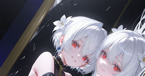 2girls 黑白风格的姐妹？ 狂欲の鵺（二号机）のイラスト Pixiv