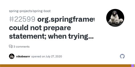 org springframework daovaliddataaccessresourceusageexception could