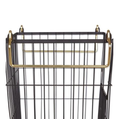 Dii Design Imports Wire Mesh Stackable Utility Storage Bin Large
