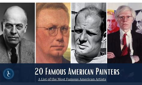 20 Famous American Painters A List Of The Most Famous American Artists