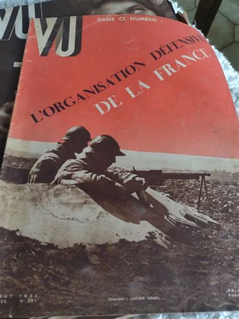 VU N281 2 août 1933 L organisation défensive de la France feu au
