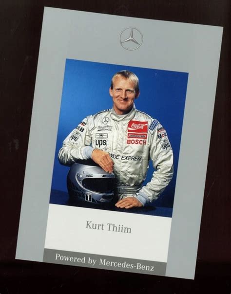 Mercedes Benz Fan Karte Kurt Thiim 1996 Rennfahrer Itcc Amg Card Carte Eur 12 95 Picclick De