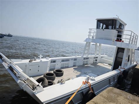 12m4m Aluminum Landing Craft With Double Deck Wheelhouse And Loading