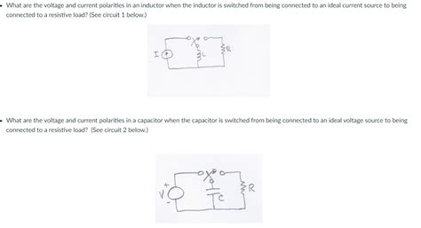 What Are The Voltage And Current Polarities In An Chegg