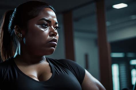 Premium Ai Image Woman At The Gym Generative Ai