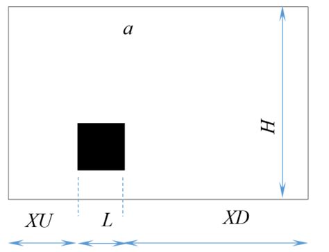 A Schematics Computational Domain B The Grid System Near The Wall