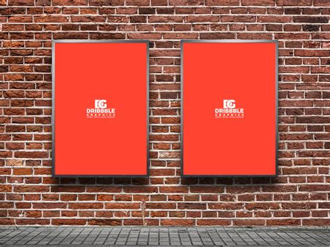 Free Outdoor Street Billboard Poster Mockup Psd Dribbble Graphics
