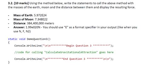 Solved Marks Write A New Method That Will Work As Chegg
