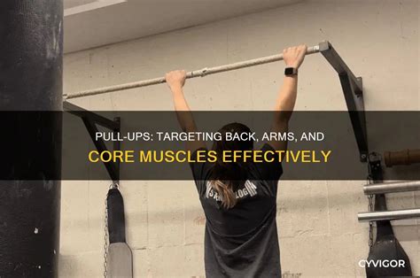 Pull Ups Targeting Back Arms And Core Muscles Effectively Cyvigor