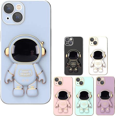 Funda Con Soporte Oculto De Astronauta Chapado En 6D Compatible Con