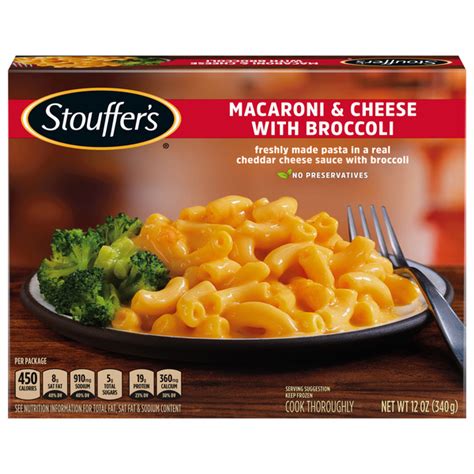 Save On Stouffers Macaroni And Cheese With Broccoli Frozen Meal Order