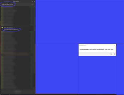 Uploading Disallowed Image In Asset Manager Causes Crash Studio Bugs Developer Forum Roblox