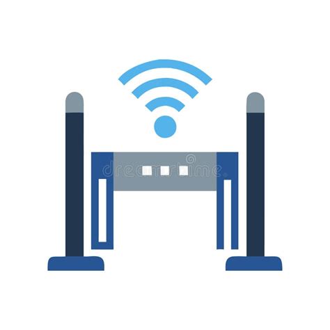 Smart Gateway Icon For Iot Applications Stock Illustration Illustration Of Accessibility