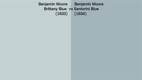 Benjamin Moore Brittany Blue Vs Santorini Blue Side By Side Comparison