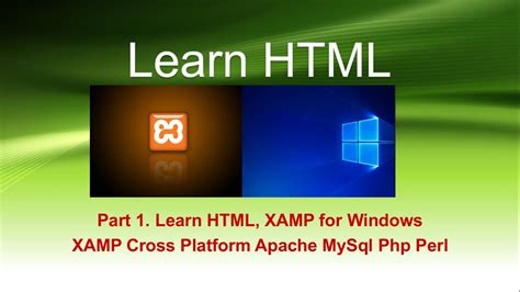 3 Html Install Xamp On Windows 10 Youtube