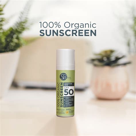 100 Organic Sunscreen Sensitive Skin Sparms