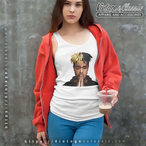 Xxxtentacion Shirt Cool Photo Praying Hands Vintagenclassic Tee