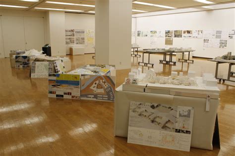 愛知産業大学通信教育部造形学部建築学科 建築卒業研究展 福岡アジア美術館